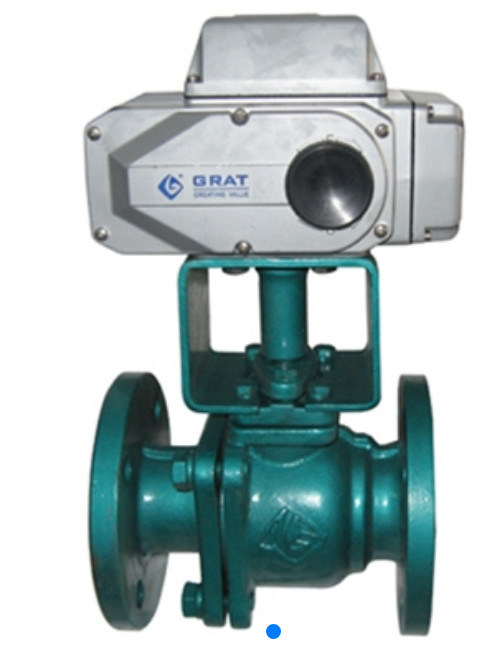 Anti Corrosion Fluorine Electric Ball Valve Dn15 - Dn250 Electric ...