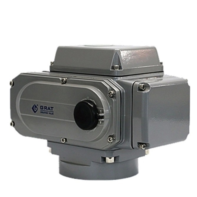 Ordinary Temperature Quick Open Electric Actuator AC380V Flange ...