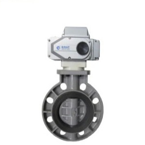 Wafer Type Modulated Control Electric PVC Butterfly Valve