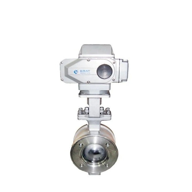 Stainless Steel Straight Through Type Electric High Temperature Control ...
