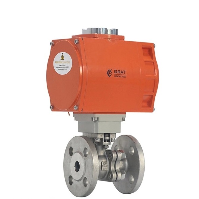 Explosion-Proof Type Exd II Bt4 Flange Connection Electric Control Ball ...